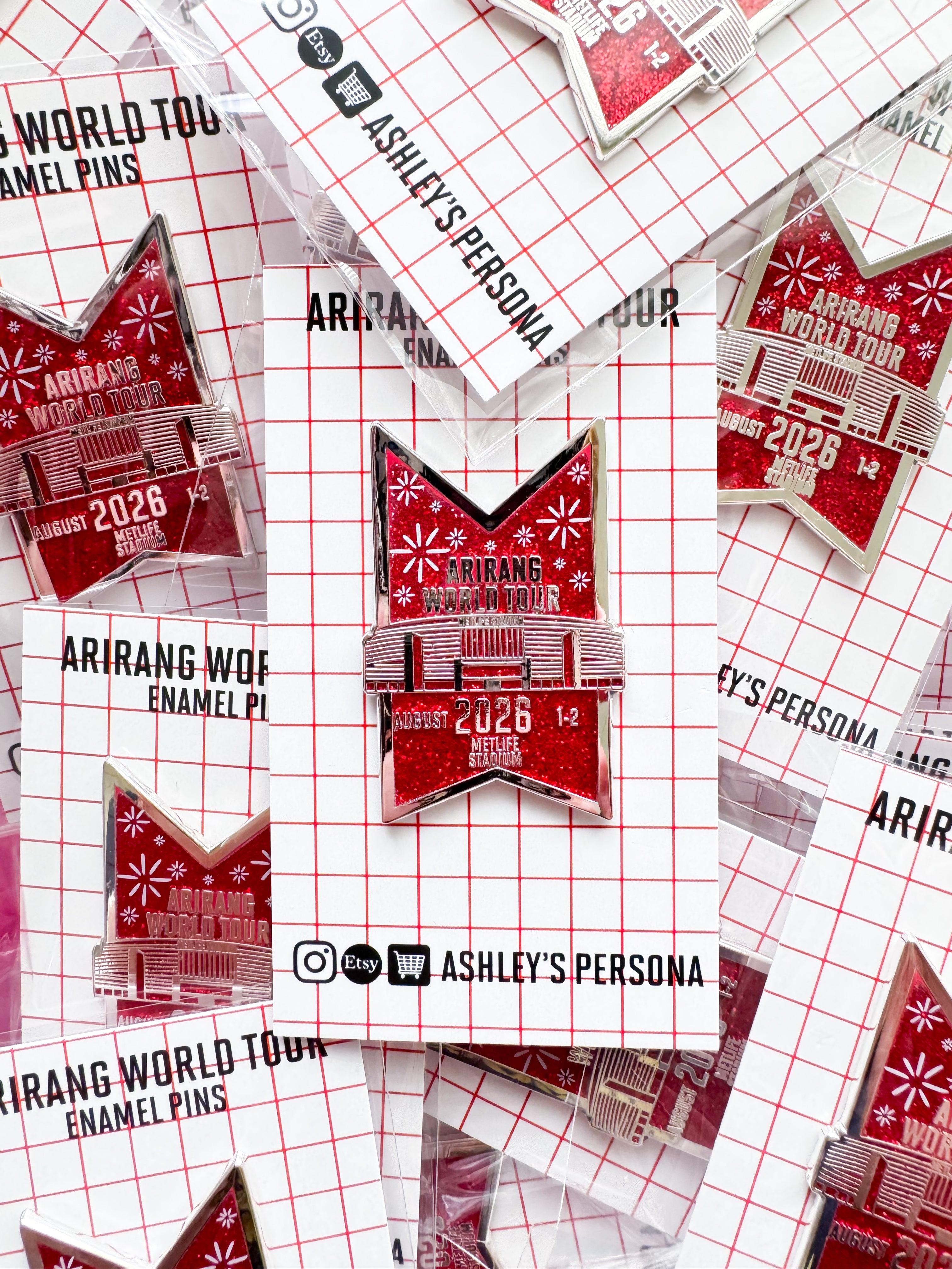World Tour 2026 Enamel Pins – ashleyspersona